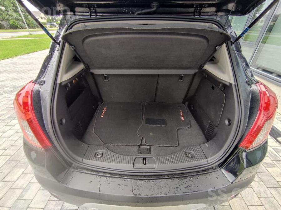 Black Opel Mokka 2013 in Riga, with an engine capacity of 1.70 L and mileage of 241 thousand km for 7290 €, photo 12 on AUTOMOTO.COM.LV