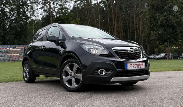 Black Opel Mokka 2013 in Druskininkai, with an engine capacity of 1.69 L and mileage of 179 thousand km for 7350 €, photo 8 on AUTOMOTO.COM.LV