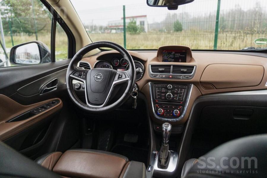 Black Opel Mokka 2014 in Riga, with an engine capacity of 1.70 L and mileage of 139 thousand km for 9890 €, photo 10 on AUTOMOTO.COM.LV