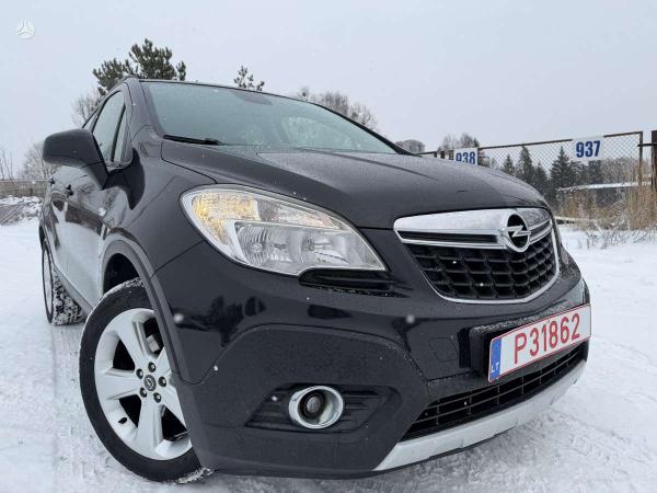 Melns Opel Mokka 2014 Alīta, ar dzinēja tilpumu 1.60 L un nobraukumu 230 tūkst. km par 7600 €, foto 1 vietnē AUTOMOTO.COM.LV