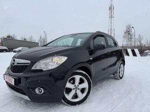 Black Opel Mokka 2014 in Alytus, with an engine capacity of 1.60 L and mileage of 236 thousand km for 7250 €, photo 4 on AUTOMOTO.COM.LV