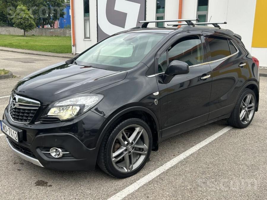 Black Opel Mokka 2014 in Daugavpils, with an engine capacity of 1.70 L and mileage of 249 thousand km for 5950 €, photo 8 on AUTOMOTO.COM.LV