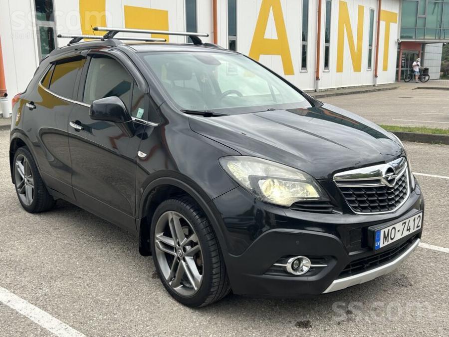 Black Opel Mokka 2014 in Daugavpils, with an engine capacity of 1.70 L and mileage of 249 thousand km for 5950 €, photo 10 on AUTOMOTO.COM.LV