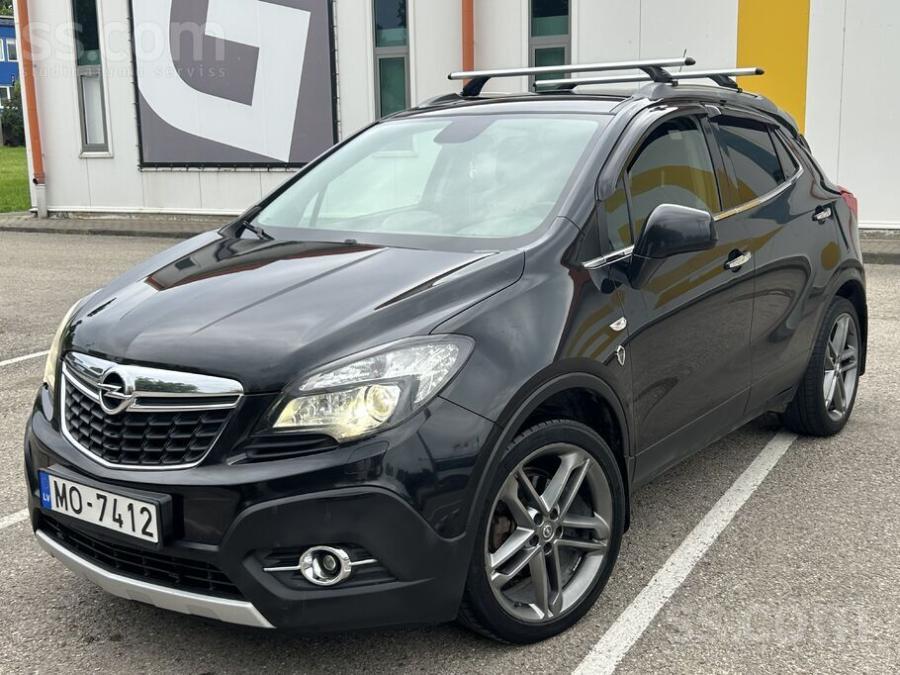 Black Opel Mokka 2014 in Daugavpils, with an engine capacity of 1.70 L and mileage of 249 thousand km for 5950 €, photo 13 on AUTOMOTO.COM.LV