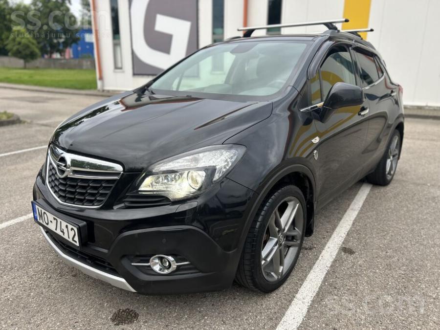Black Opel Mokka 2014 in Daugavpils, with an engine capacity of 1.70 L and mileage of 249 thousand km for 5950 €, photo 14 on AUTOMOTO.COM.LV