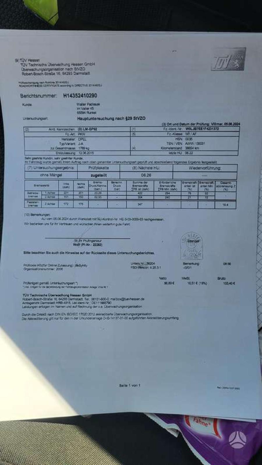 Черный Опель Mokka 2015 в Мариямполе, объемом двигателя 1.60 л и пробегом 39 тыс. км за 8000 €, фото 14 на AUTOMOTO.COM.LV