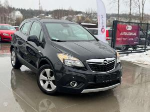 Black Opel Mokka 2015 in Alytus, with an engine capacity of 1.69 L and mileage of 185 thousand km for 6350 €, photo  on AUTOMOTO.COM.LV