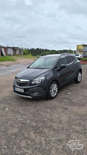Black Opel Mokka 2015 in Utena, with an engine capacity of 1.60 L and mileage of 141 thousand km for 8200 €, photo  on AUTOMOTO.COM.LV