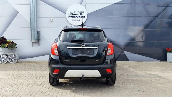 Black Opel Mokka 2015 in Ramuciai, with an engine capacity of 1.60 L and mileage of 158 thousand km for 7450 €, photo 8 on AUTOMOTO.COM.LV