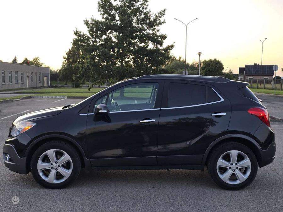Black Opel Mokka 2015 in Siauliai, with an engine capacity of 1.36 L and mileage of 190 thousand km for 6650 €, photo 15 on AUTOMOTO.COM.LV