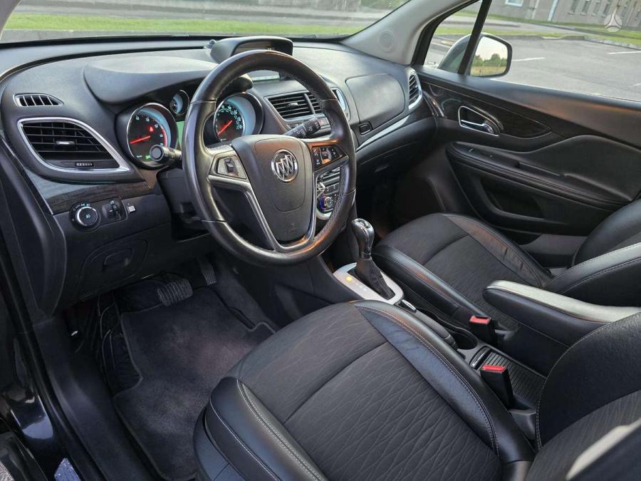 Black Opel Mokka 2015 in Siauliai, with an engine capacity of 1.36 L and mileage of 190 thousand km for 6650 €, photo 24 on AUTOMOTO.COM.LV