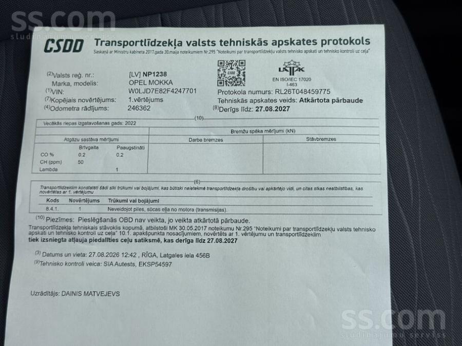 Melns Opel Mokka 2015 Rīga, ar dzinēja tilpumu 1.40 L un nobraukumu 240 tūkst. km par 5470 €, foto 20 vietnē AUTOMOTO.COM.LV