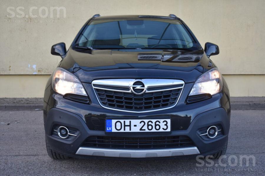 Black Opel Mokka 2015 in Talsi, with an engine capacity of 1.60 L and mileage of 191 thousand km for 7000 €, photo 6 on AUTOMOTO.COM.LV