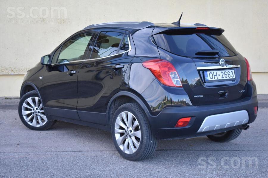 Black Opel Mokka 2015 in Talsi, with an engine capacity of 1.60 L and mileage of 191 thousand km for 7000 €, photo 5 on AUTOMOTO.COM.LV