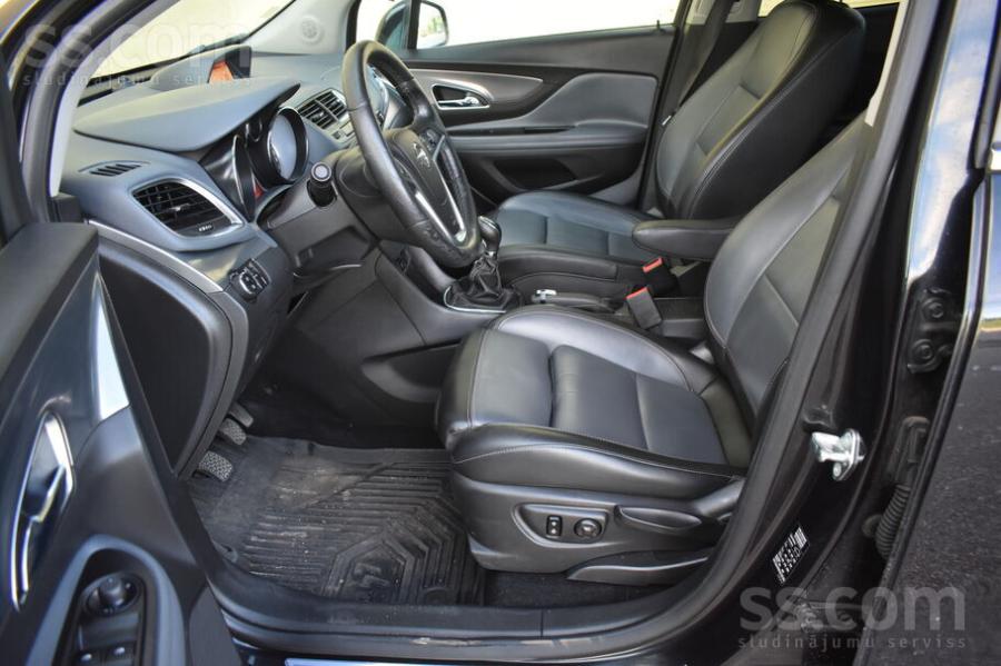 Black Opel Mokka 2015 in Talsi, with an engine capacity of 1.60 L and mileage of 191 thousand km for 7000 €, photo 13 on AUTOMOTO.COM.LV