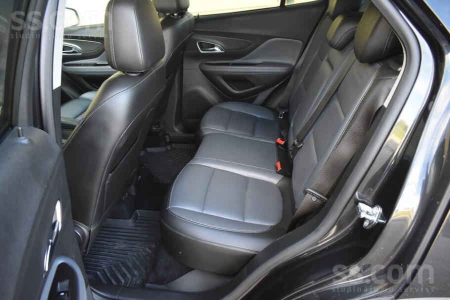 Black Opel Mokka 2015 in Talsi, with an engine capacity of 1.60 L and mileage of 191 thousand km for 7000 €, photo 17 on AUTOMOTO.COM.LV