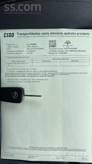 Black Opel Mokka 2015 in Talsi, with an engine capacity of 1.60 L and mileage of 191 thousand km for 7000 €, photo 44 on AUTOMOTO.COM.LV