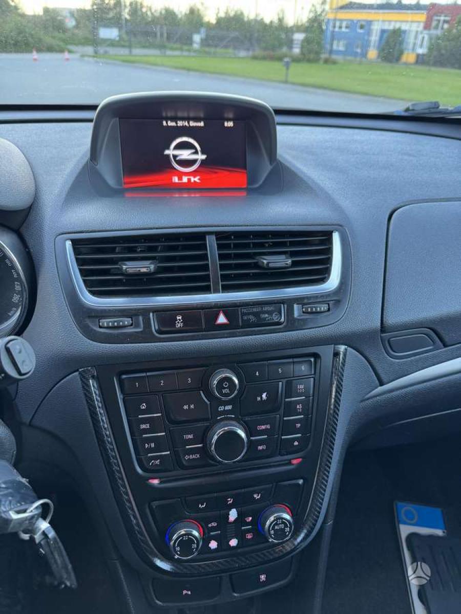 Black Opel Mokka 2015 in Telschi, with an engine capacity of 1.36 L and mileage of 246 thousand km for 3999 €, photo 15 on AUTOMOTO.COM.LV