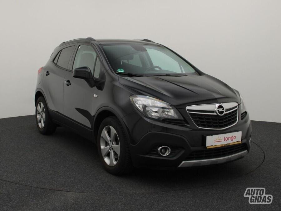 Black Opel Mokka 2016 in Vilnius, with an engine capacity of 1.40 L and mileage of 155 thousand km for 9599 €, photo 10 on AUTOMOTO.COM.LV