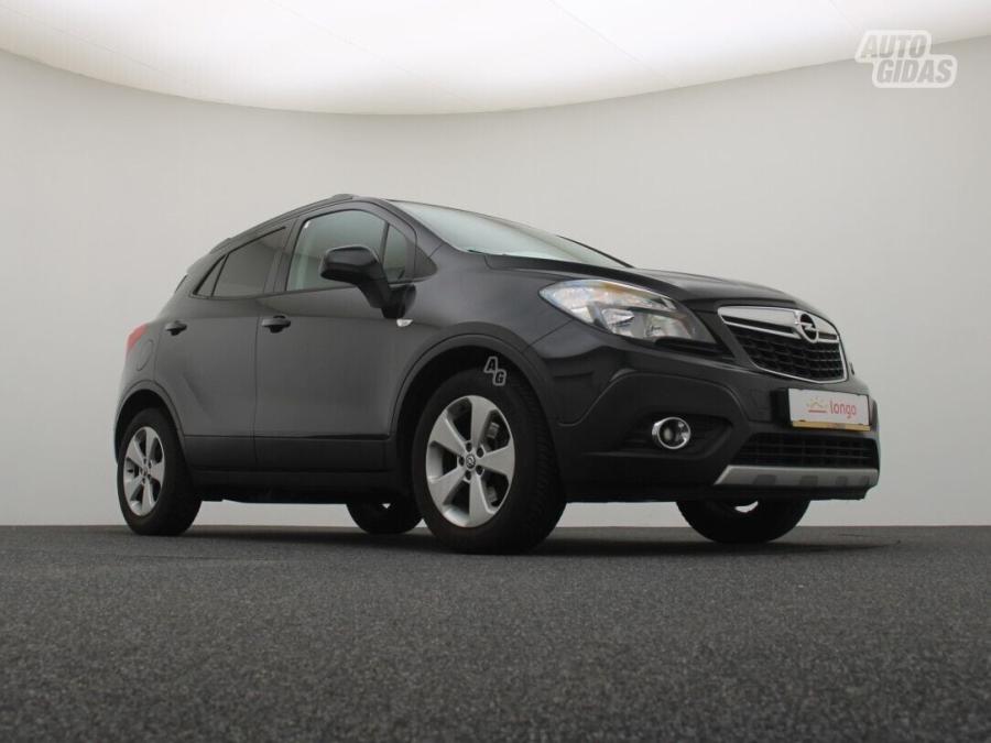 Black Opel Mokka 2016 in Vilnius, with an engine capacity of 1.40 L and mileage of 155 thousand km for 9599 €, photo 11 on AUTOMOTO.COM.LV