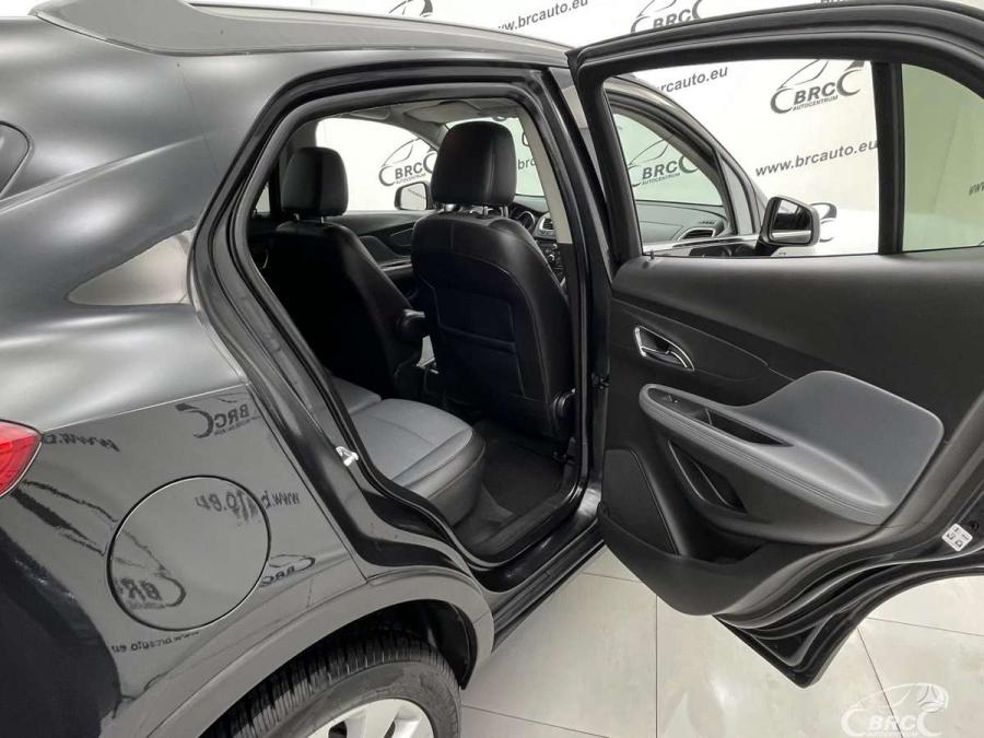 Black Opel Mokka 2016 in Vilnius, with an engine capacity of 1.60 L and mileage of 223 thousand km for 8900 €, photo 13 on AUTOMOTO.COM.LV