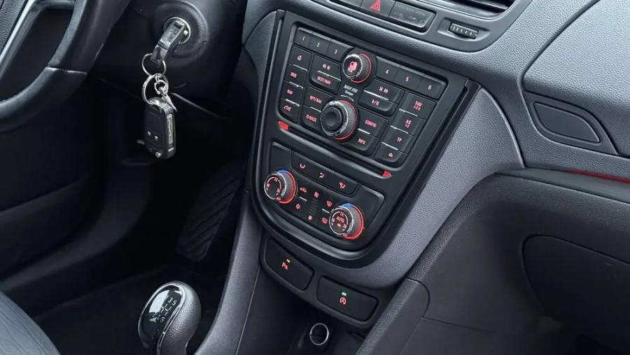 Black Opel Mokka 2016 in Jurmala, with an engine capacity of 1.60 L and mileage of 135 thousand km for 6000 €, photo 23 on AUTOMOTO.COM.LV