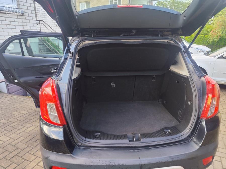 Black Opel Mokka 2016 in Telschi, with an engine capacity of 1.40 L and mileage of 248 thousand km for 6300 €, photo 14 on AUTOMOTO.COM.LV
