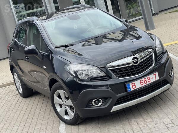 Black Opel Mokka 2016 in Jurmala, with an engine capacity of 1.60 L and mileage of 0 thousand km for 6850 €, photo 4 on AUTOMOTO.COM.LV