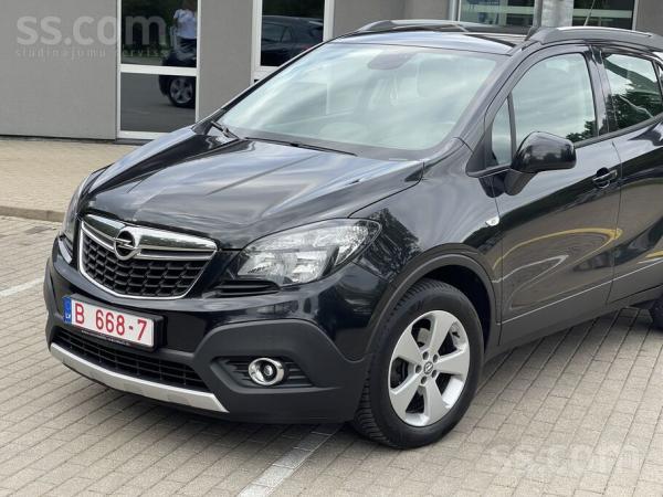 Black Opel Mokka 2016 in Jurmala, with an engine capacity of 1.60 L and mileage of 0 thousand km for 6850 €, photo 7 on AUTOMOTO.COM.LV