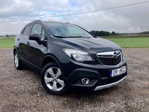 Black Opel Mokka 2016 in Talsi, with an engine capacity of 1.60 L and mileage of 151 thousand km for 8999 €, photo  on AUTOMOTO.COM.LV