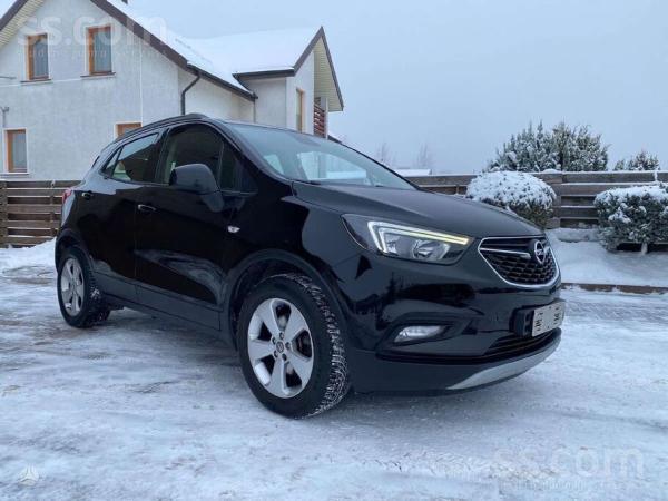 Black Opel Mokka 2017 in Riga, with an engine capacity of 1.60 L and mileage of 134 thousand km for 9300 €, photo 1 on AUTOMOTO.COM.LV