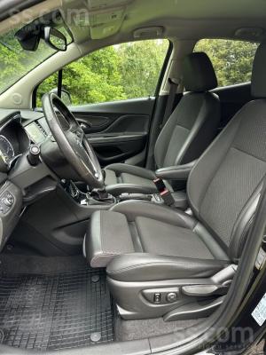 Black Opel Mokka 2017 in Talsi, with an engine capacity of 1.60 L and mileage of 192 thousand km for 10636 €, photo 13 on AUTOMOTO.COM.LV