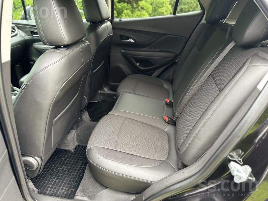 Black Opel Mokka 2017 in Talsi, with an engine capacity of 1.60 L and mileage of 192 thousand km for 10636 €, photo 15 on AUTOMOTO.COM.LV