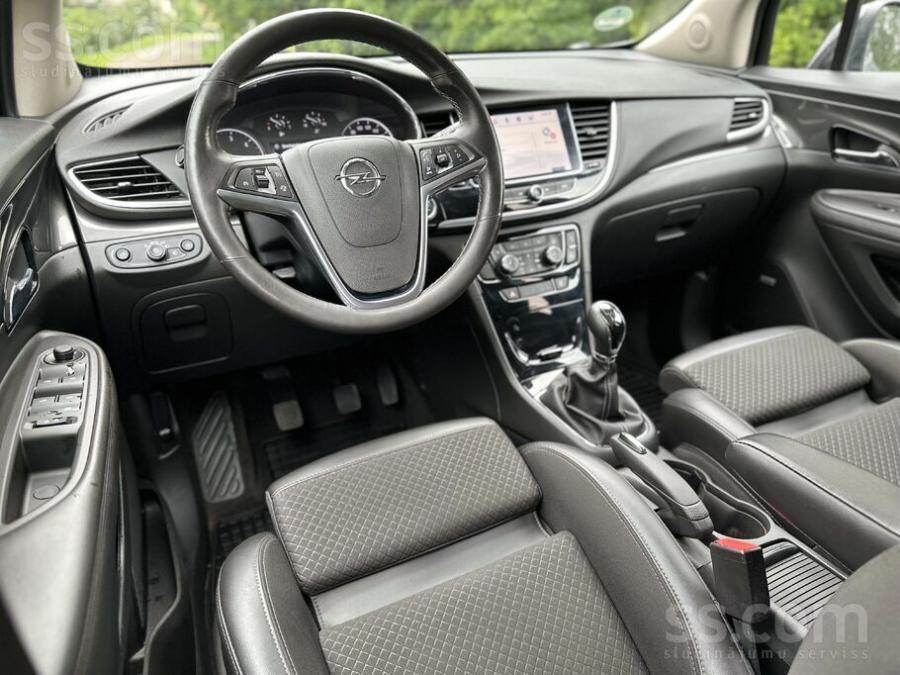 Black Opel Mokka 2017 in Talsi, with an engine capacity of 1.60 L and mileage of 192 thousand km for 10636 €, photo 16 on AUTOMOTO.COM.LV