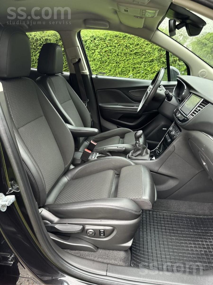 Black Opel Mokka 2017 in Talsi, with an engine capacity of 1.60 L and mileage of 192 thousand km for 10636 €, photo 22 on AUTOMOTO.COM.LV