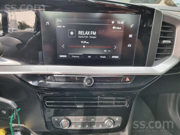 Black Opel Mokka 2021 in Riga, with an engine capacity of 1.20 L and mileage of 35 thousand km for 14800 €, photo 10 on AUTOMOTO.COM.LV