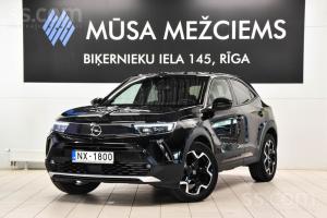 Melns Opel Mokka 2023 Rīga, ar dzinēja tilpumu 1.20 L un nobraukumu 24 tūkst. km par 19990 €, foto  vietnē AUTOMOTO.COM.LV