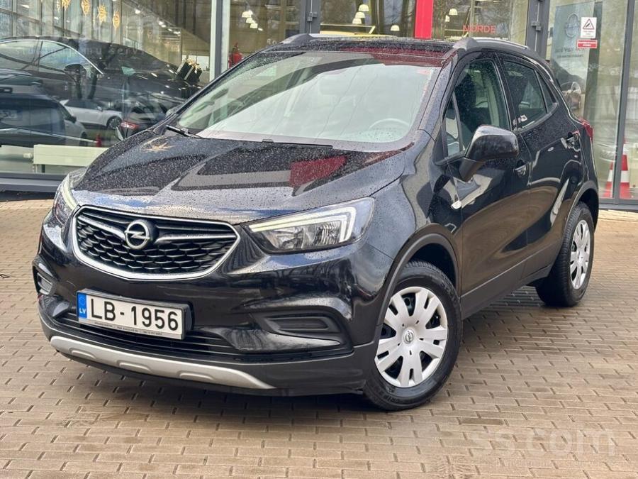 Black Opel Mokka 2017 in Riga, with an engine capacity of 1.60 L and mileage of 160 thousand km for 6490 €, photo 1 on AUTOMOTO.COM.LV