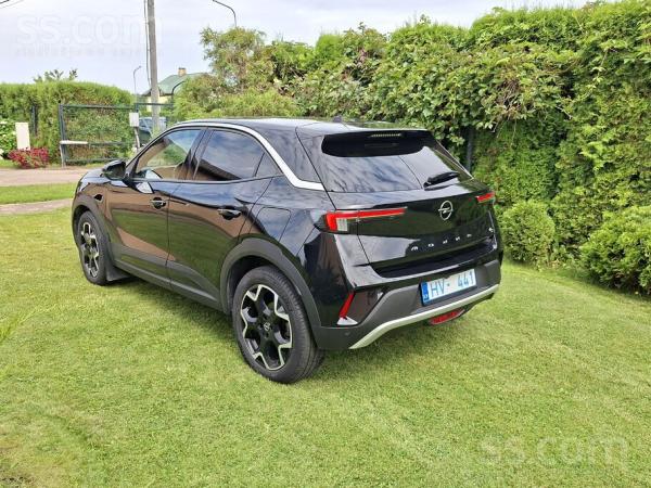 Black Opel Mokka 2022 in Riga, with an engine capacity of 1.60 L and mileage of 70 thousand km for 18200 €, photo 1 on AUTOMOTO.COM.LV