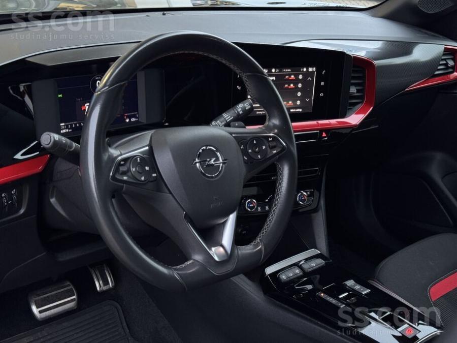 Black Opel Mokka 2022 in Valmiera, with an engine capacity of 1.20 L and mileage of 62 thousand km for 16900 €, photo 9 on AUTOMOTO.COM.LV
