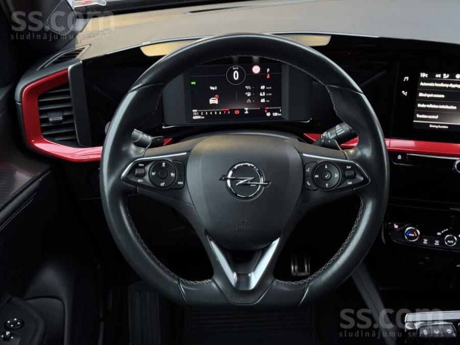 Black Opel Mokka 2022 in Valmiera, with an engine capacity of 1.20 L and mileage of 62 thousand km for 16900 €, photo 10 on AUTOMOTO.COM.LV