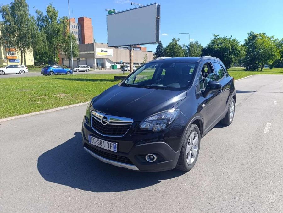 Melns Opel Mokka 2016 Panevēža, ar dzinēja tilpumu 1.60 L un nobraukumu 175 tūkst. km par 4900 €, foto 1 vietnē AUTOMOTO.COM.LV