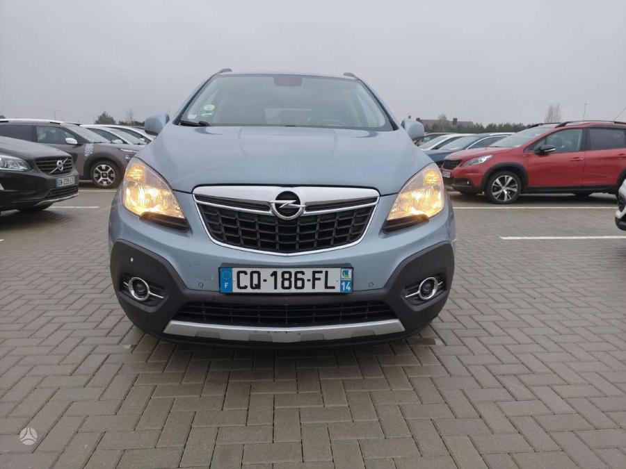 Blue Opel Mokka 2013 in Taurage, with an engine capacity of 1.69 L and mileage of 276 thousand km for 4500 €, photo 1 on AUTOMOTO.COM.LV