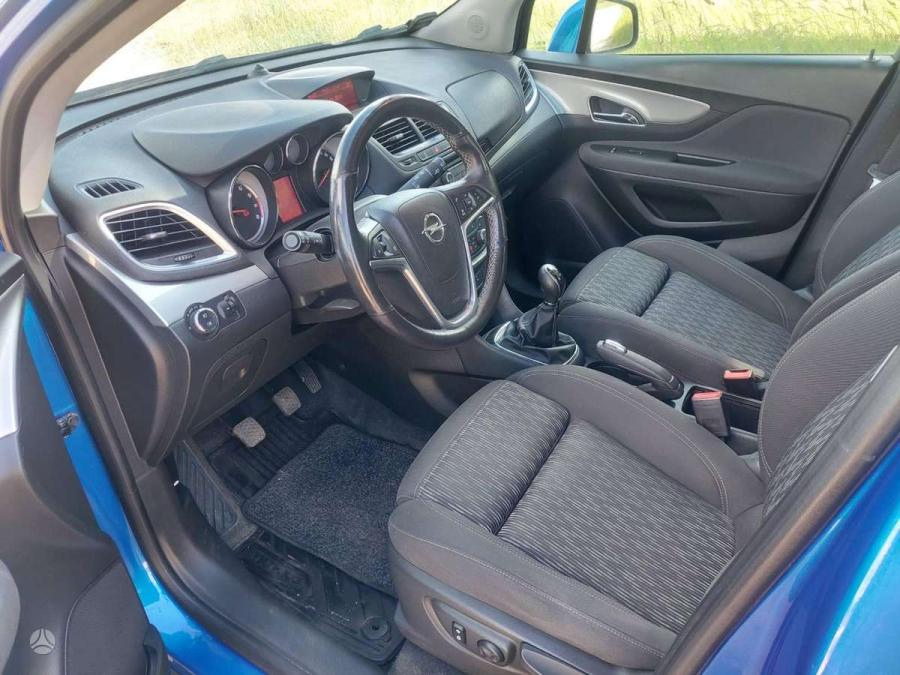 Синий Опель Mokka 2013 в Молетай, объемом двигателя 1.36 л и пробегом 238 тыс. км за 5600 €, фото 10 на AUTOMOTO.COM.LV