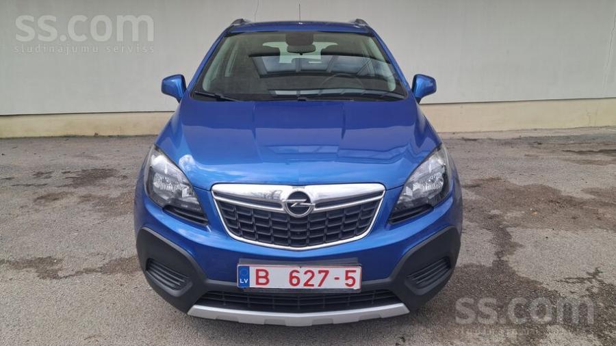 Blue Opel Mokka 2014 in Ogre, with an engine capacity of 1.60 L and mileage of 168 thousand km for 6550 €, photo 1 on AUTOMOTO.COM.LV