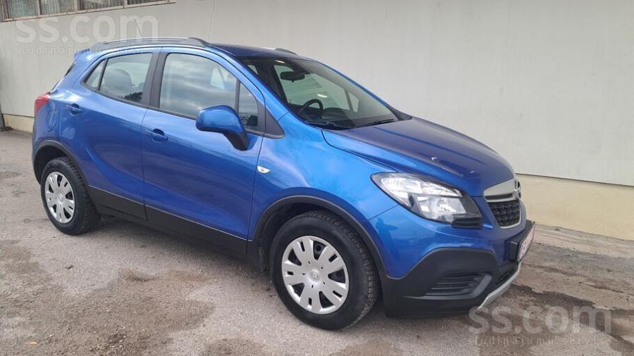 Blue Opel Mokka 2014 in Ogre, with an engine capacity of 1.60 L and mileage of 168 thousand km for 6550 €, photo 3 on AUTOMOTO.COM.LV