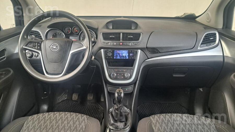 Blue Opel Mokka 2014 in Ogre, with an engine capacity of 1.60 L and mileage of 168 thousand km for 6550 €, photo 12 on AUTOMOTO.COM.LV