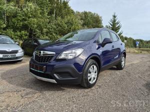 Blue Opel Mokka 2015 in Cesis, with an engine capacity of 1.60 L and mileage of 122 thousand km for 7200 €, photo  on AUTOMOTO.COM.LV