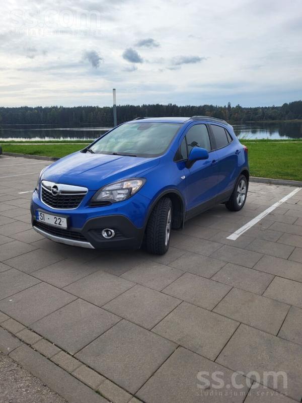 Blue Opel Mokka 2015 in Ogre, with an engine capacity of 1.40 L and mileage of 140 thousand km for 8800 €, photo 3 on AUTOMOTO.COM.LV