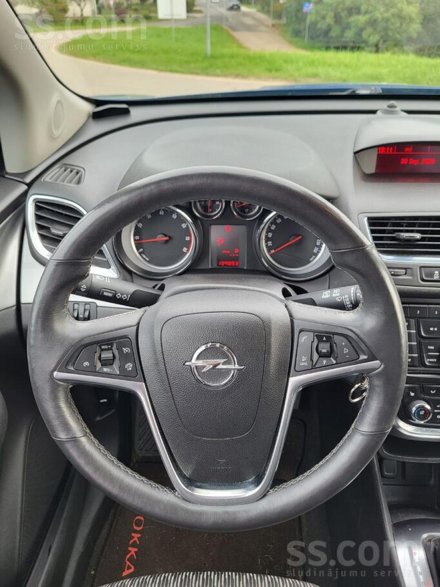 Zils Opel Mokka 2015 Ogre, ar dzinēja tilpumu 1.40 L un nobraukumu 140 tūkst. km par 8800 €, foto 11 vietnē AUTOMOTO.COM.LV